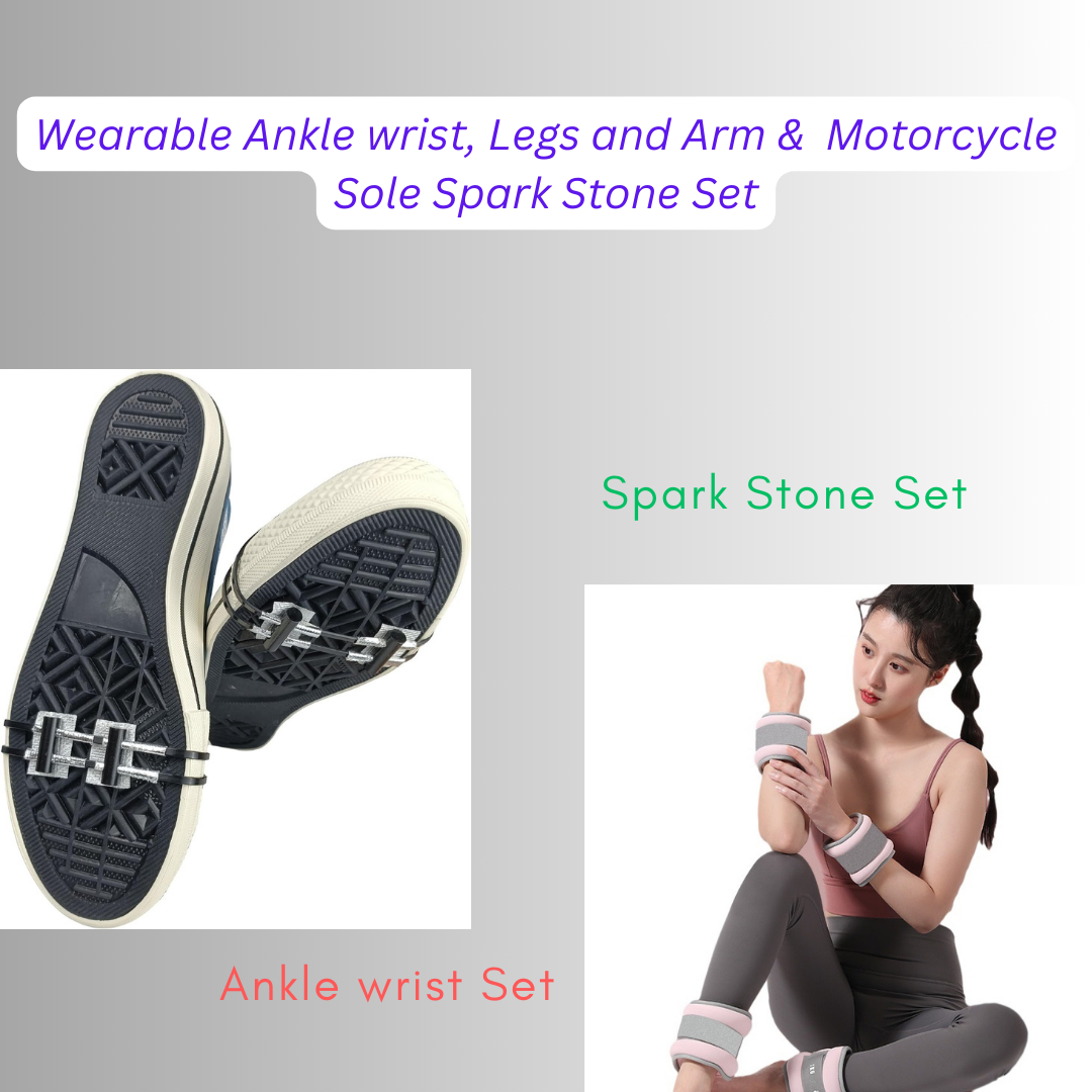 Spark Motorcycle Stone Set & Ankle wrist, Legs and Arm Pack(Bulk 3 Set ...