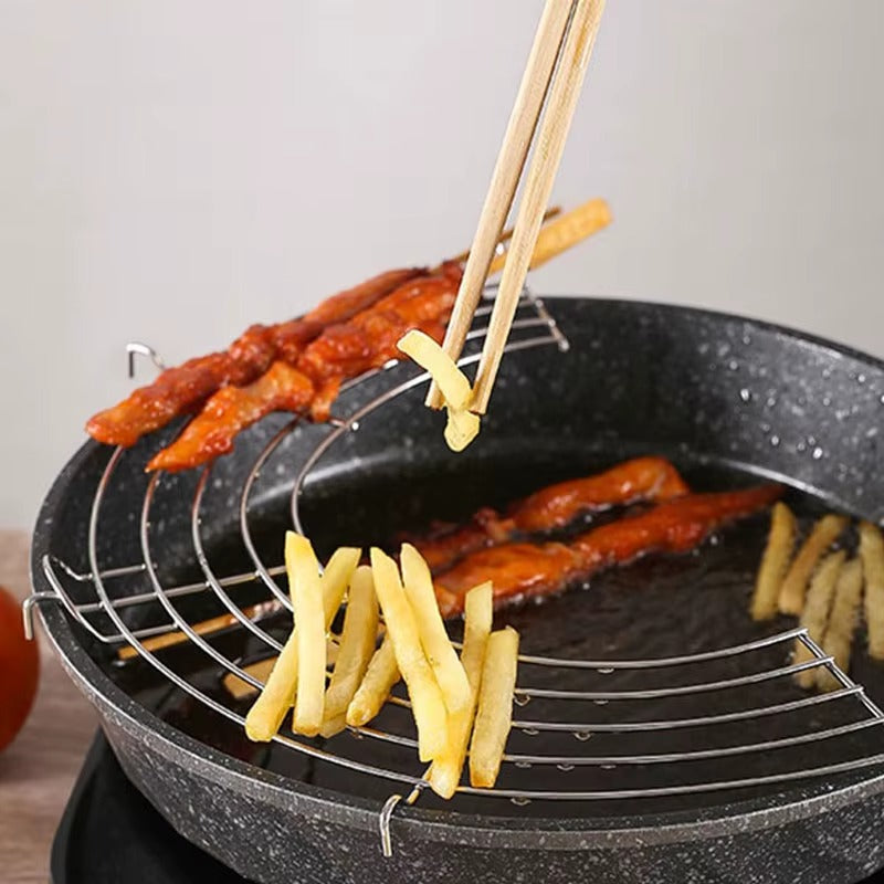 Stainless Steel Oil Drain Frying Oil Drip Rack – VIGOR MARKET