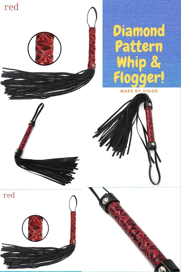 Spanking Bondage Whip Diamond Pattern – VIGOR MARKET