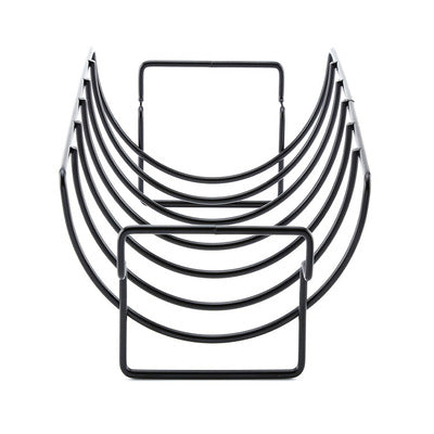 BBQ Rib Rack Non Stick Rib Roast Rack for Grill-Non-Stick Reversible R ...