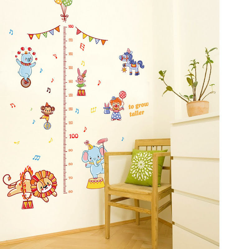 Decal Mile Height Chart-Wall Decals-Kids Measure Growth Wall Stickers ...